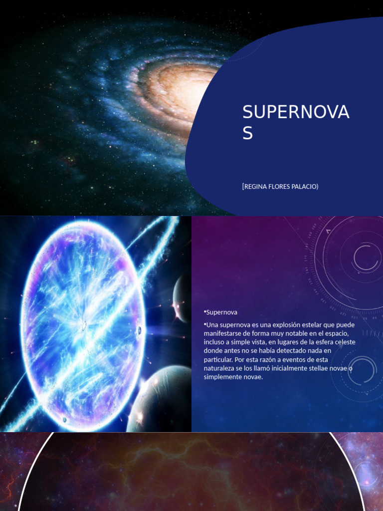 Explosiones Estelares: Supernovas | PDF