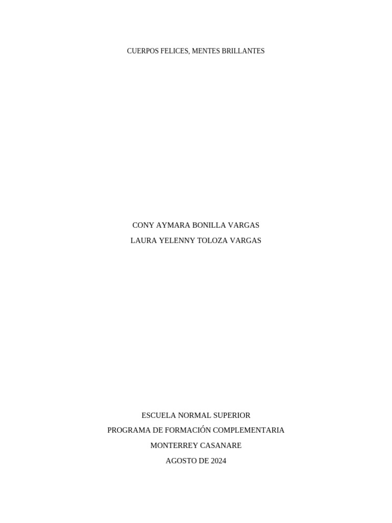 Anteproyecto Cony y Laura | PDF | Educación sexual | Salud mental