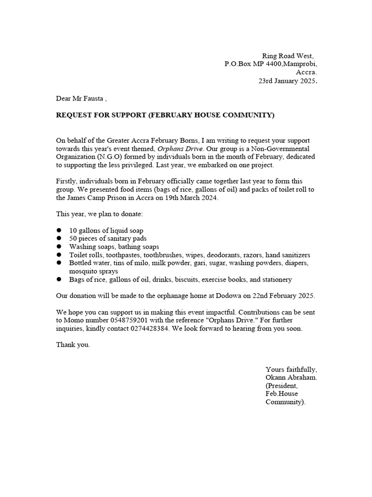 Dear MR Fausta | PDF