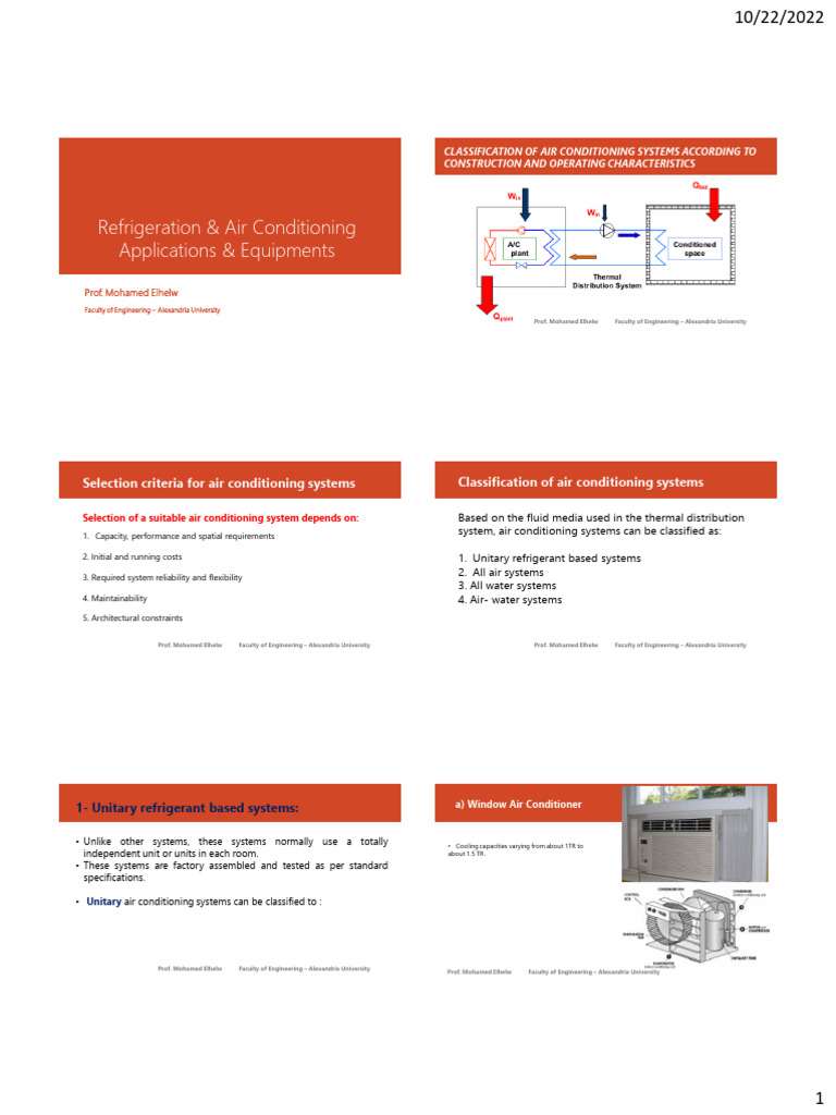 lec2 | PDF | Air Conditioning | Electromechanical Engineering