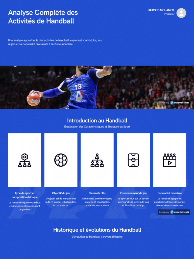 Comprehensive Analysis of Handball Activities | PDF