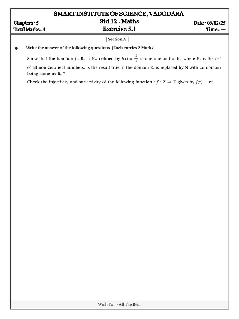 Exercise5.1 - D06 Feb 2025 | PDF