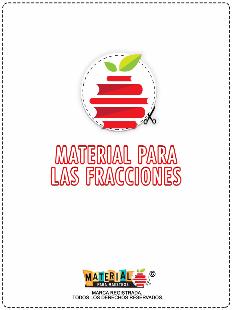 Material Interactivo de Las Fracciones | PDF