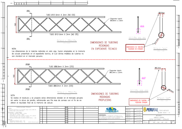 Plano Viga Principal - Comparativo | PDF | Física Aplicada e Interdisciplinaria | Ingeniero civil