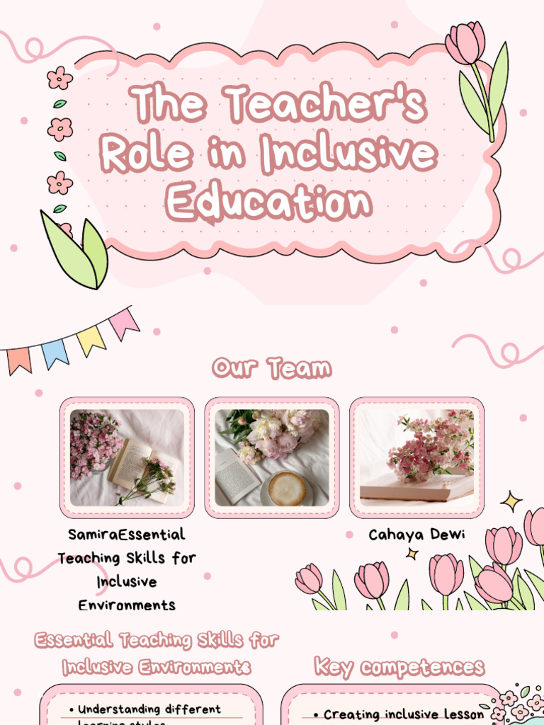 The Teacher's Role in Inclusive Education | PDF