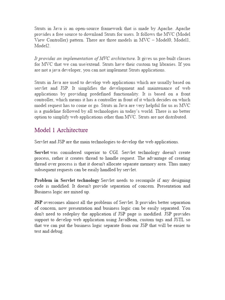 File 1683178824 0003311 Struts2 | PDF | Model–View–Controller | Web Application