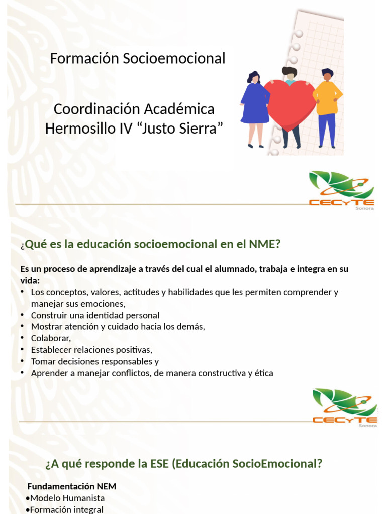 Educación Socioemocional en NME | PDF | Aprendizaje | Maestros