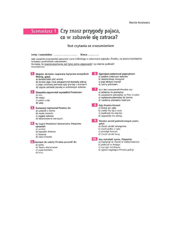 Pinokio ! | PDF