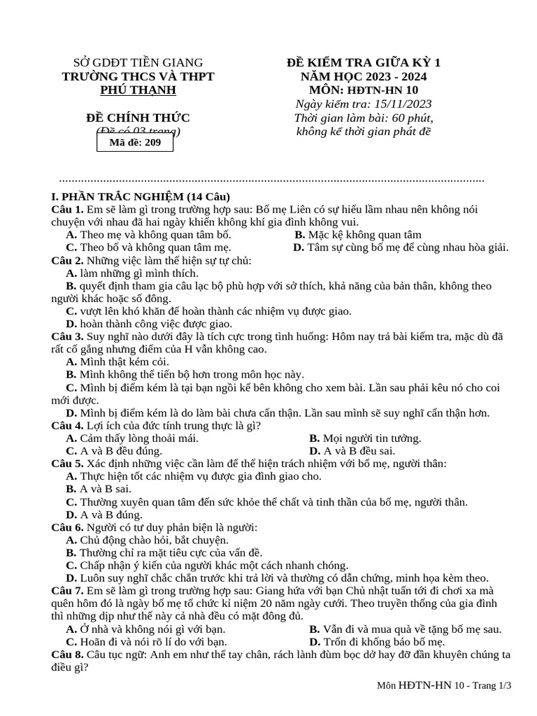 Degiuaky 209K10 Thcs&thptphuthanh | PDF