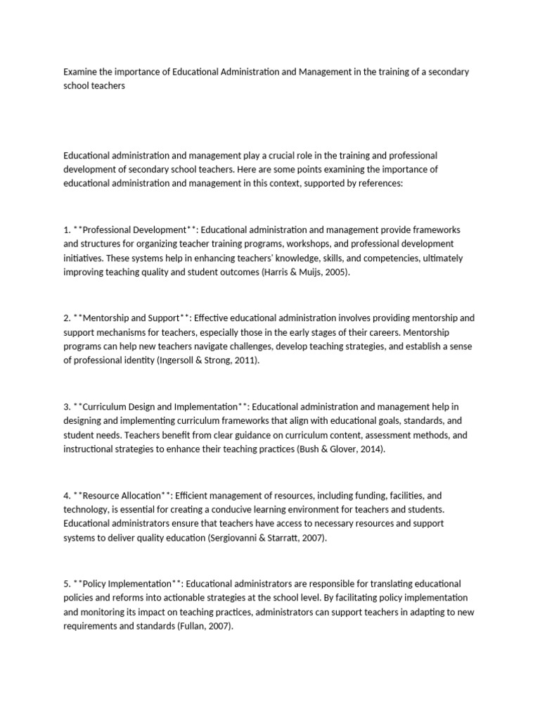 Examine The imp-WPS Office | PDF | Mentorship | Teachers