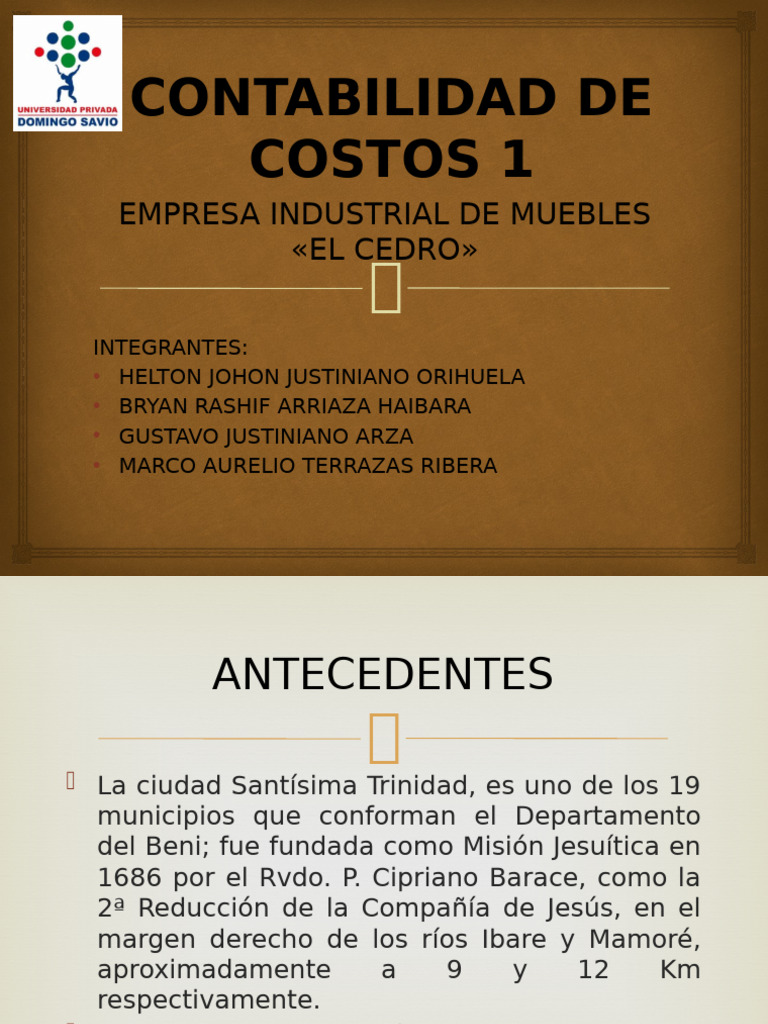Contabilidad de Costos 1 | PDF | Economias