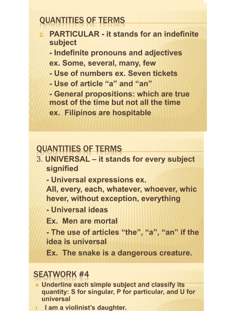 KINDS OF Terms 2 | PDF