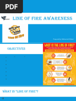 Line of Fire Safety Guidelines | PDF | Risk | Hazards