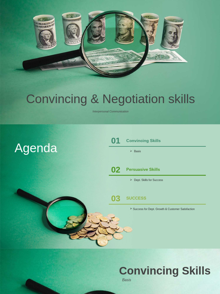 Convincing & Negotiation - Billing Team | PDF | Communication | Negotiation