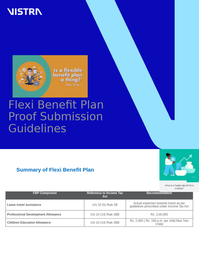 Flexi Benefit Plan Submission Guidelines | PDF | Expense | Tax Deduction