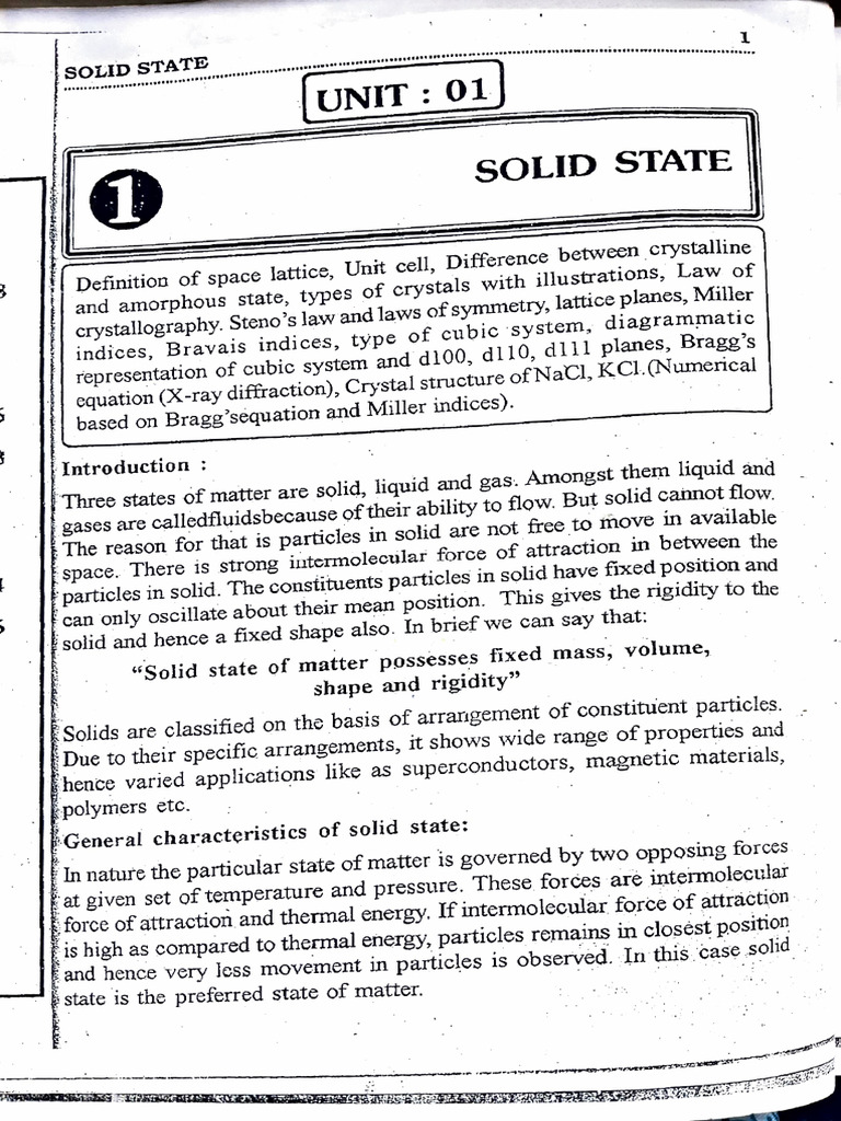 Solid State | PDF