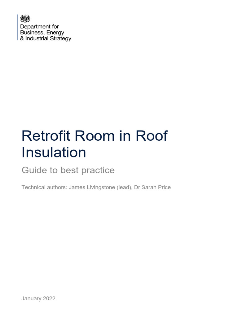 Retrofit Room in Roof Insulation Best Practice | PDF | Building ...