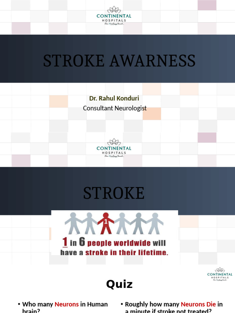 Stroke Awareness and Management Guide | PDF