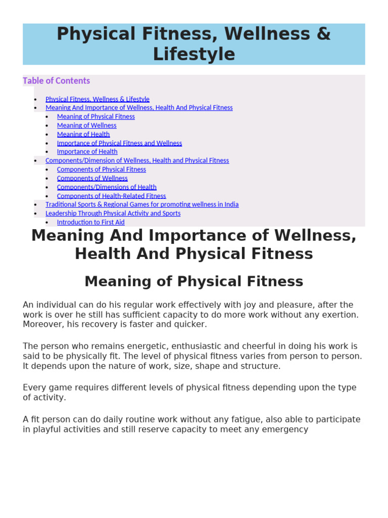 Unit 5 | PDF | Flexibility (Anatomy) | Physical Fitness