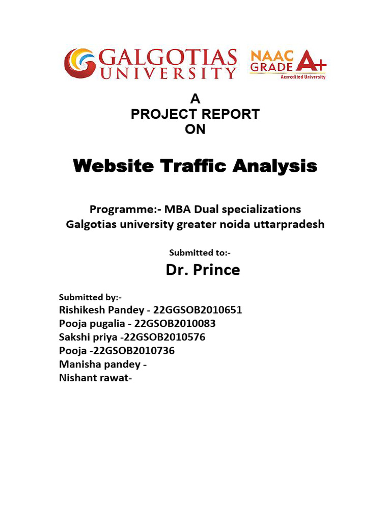 Big Data Project Report GRP 6 | PDF | Search Engine Optimization | Websites