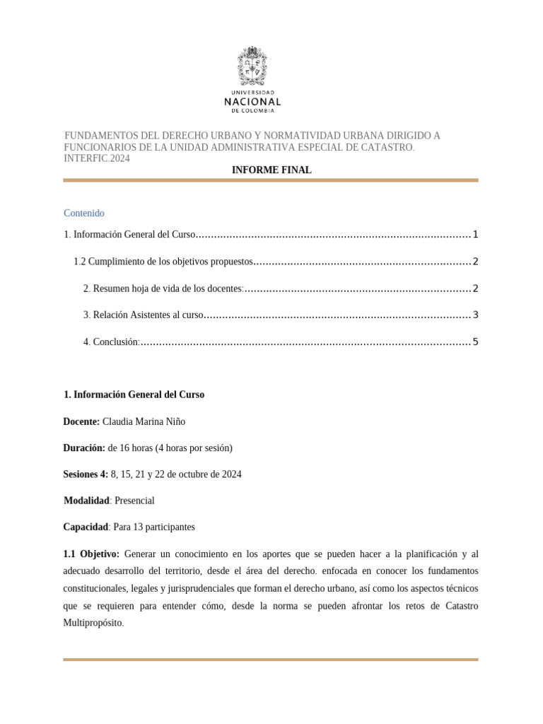 Informe Final Proyecto Catastro V04 | PDF | Planificación urbana | Planificación