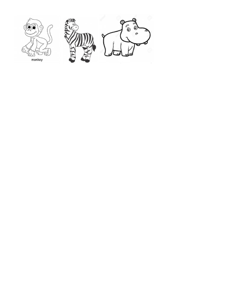 Animals To Print | PDF