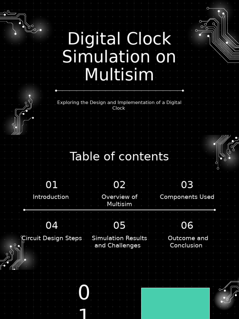 Digital Clock Multisim Project | PDF | Electronic Circuits | Clock