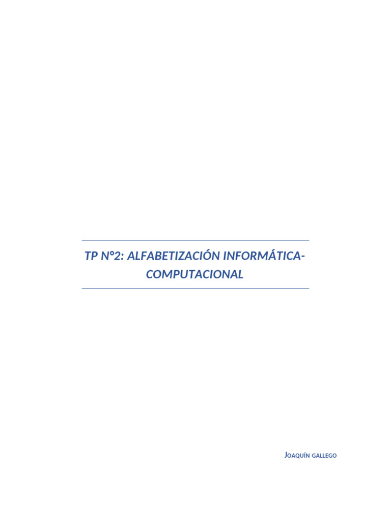 Alfabetización Informática-Computacional | PDF | Hardware de la computadora | Software