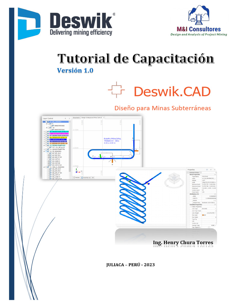 Manual de Deswik - CAD 2022.1 | PDF | Archivo de computadora | Diseño asistido por ordenador
