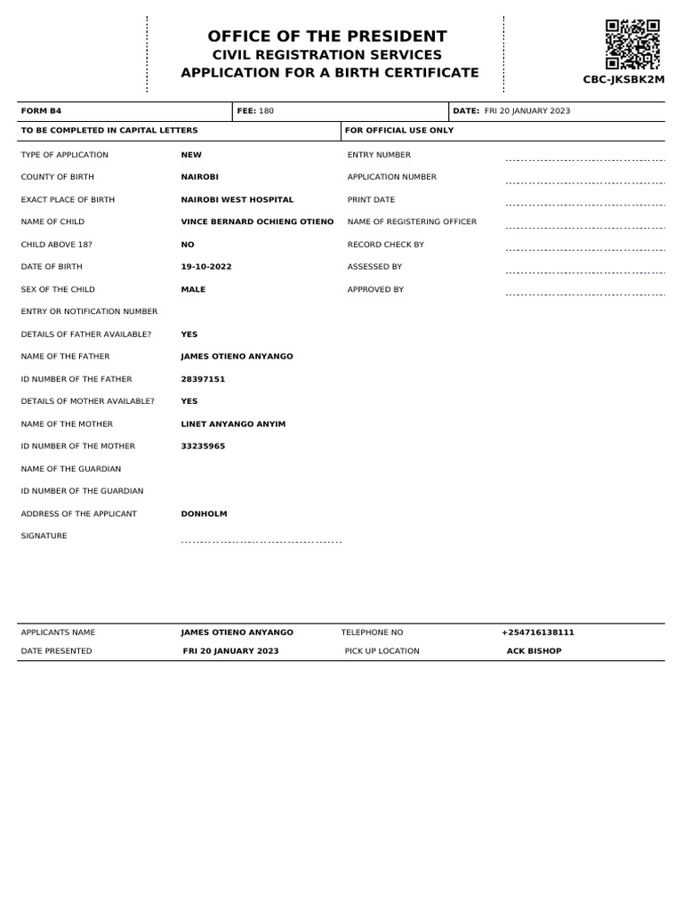 CBC Jksbk2m b4 Form Bena | PDF