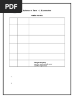 English Ukg Worksheet | PDF