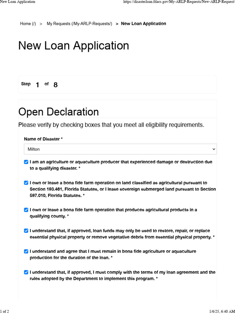 1-New Loan Application | PDF