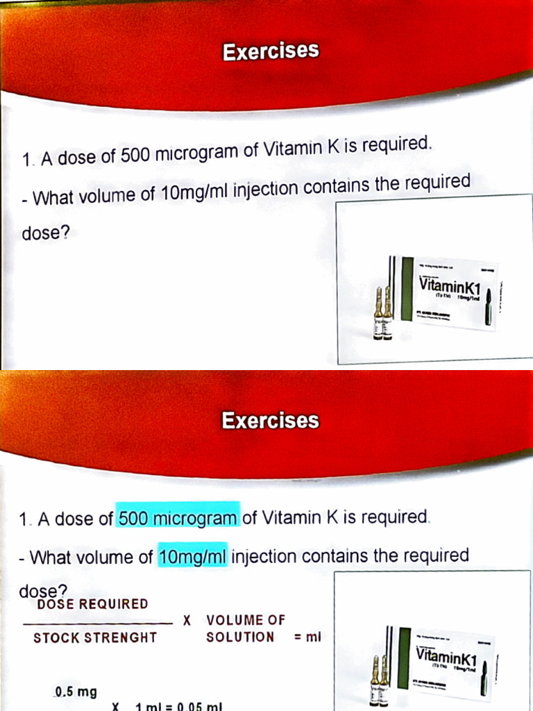 Medication Calculation | PDF