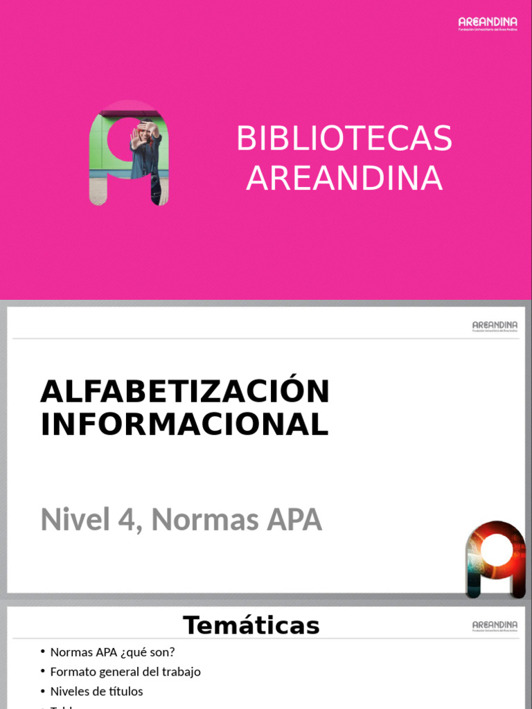 Presentación Normas Apa 7 | PDF | Bibliografía | Estilo apa