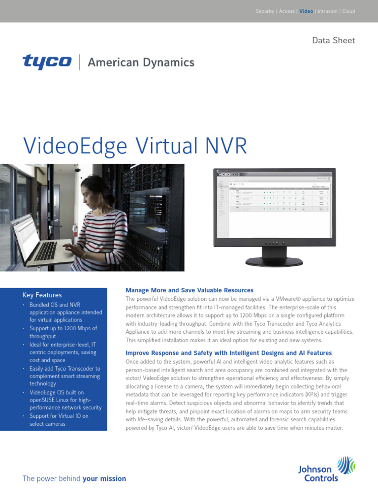 VideoEdge-Virtual-NVR Ds r03 Hs en | PDF | Operating System | Central ...