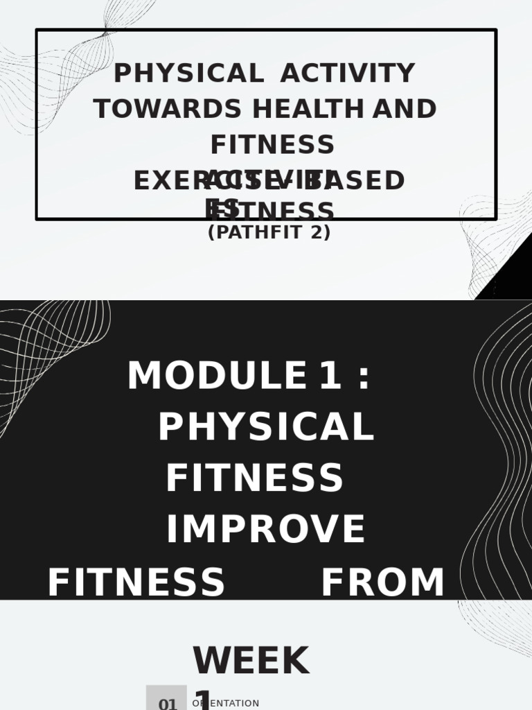 Pathfit PPT Week 1 To 2 | PDF | Physical Fitness | Management Of Obesity