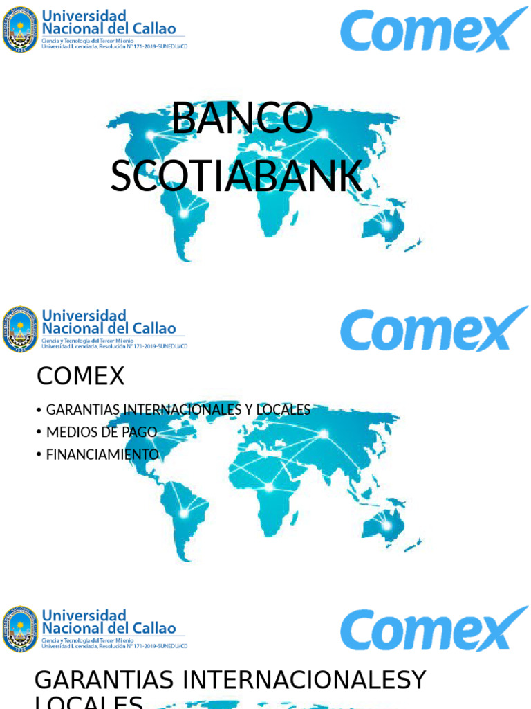 Comex | PDF | Carta de crédito | Bancos
