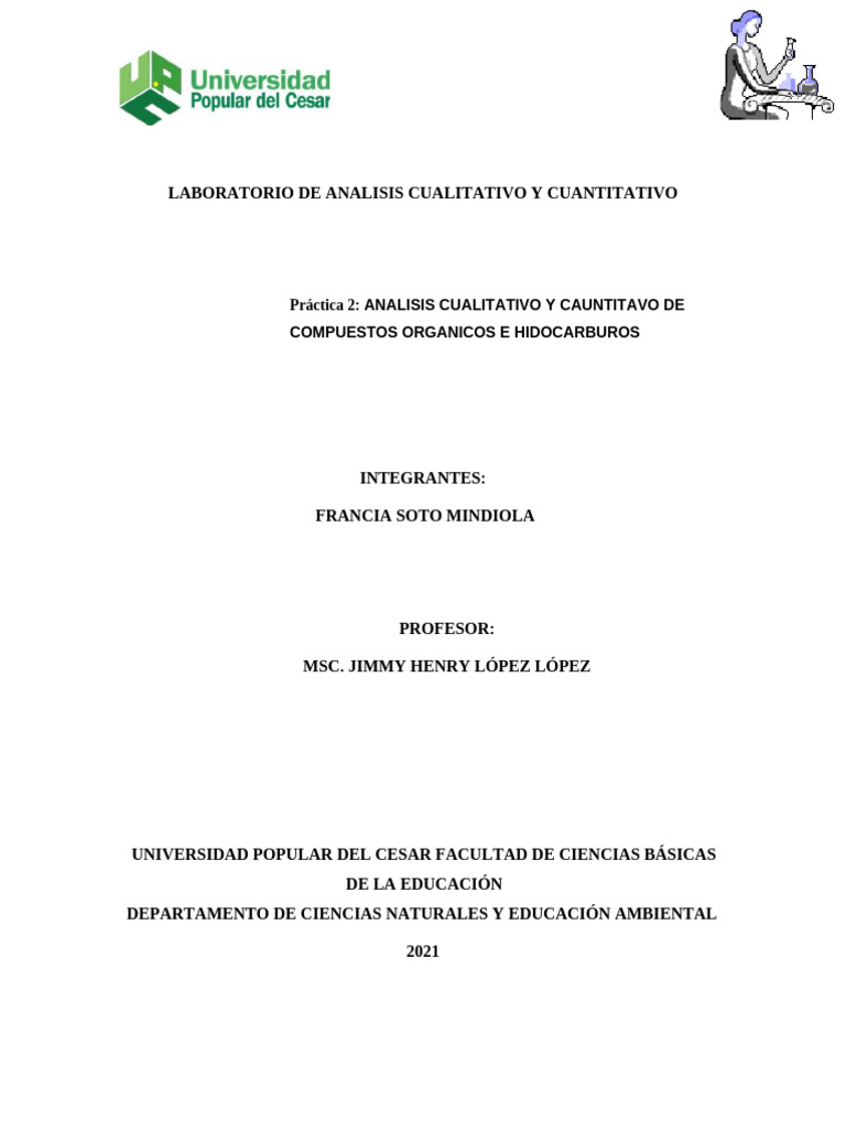 Análisis Cualitativo y Cuantitativo | PDF | Concentración | Química