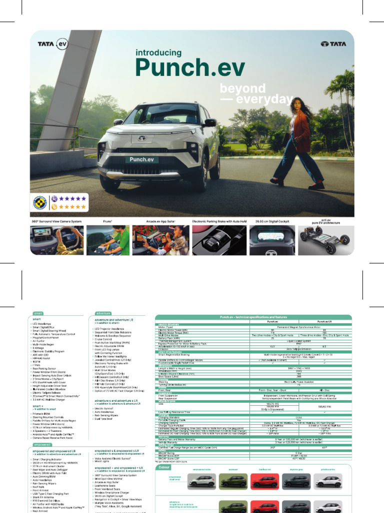 Punch - Ev Brochure - One Pager | PDF