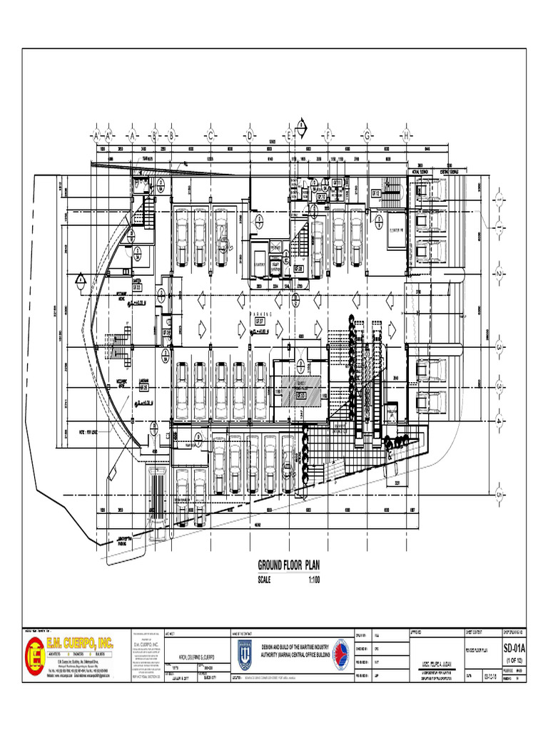 MARINA Central Office Floor Plan PDF | PDF | Architectural Communication | Technical Drawing