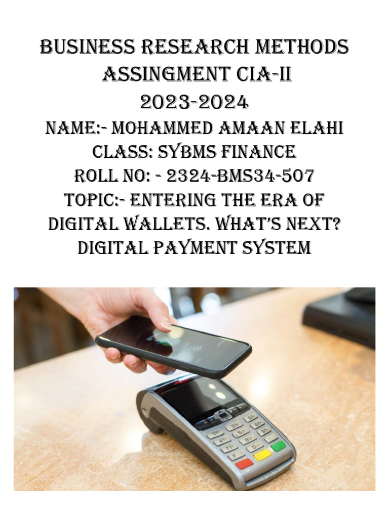 Business Reasearch Methods Mohammed Amaan Elahi SYBMS Finance 507 | PDF | Computer Security ...