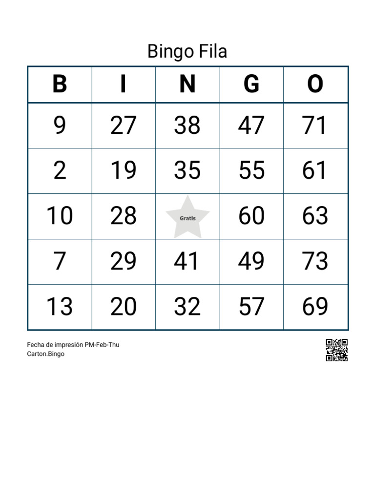 Bingo Linea | PDF