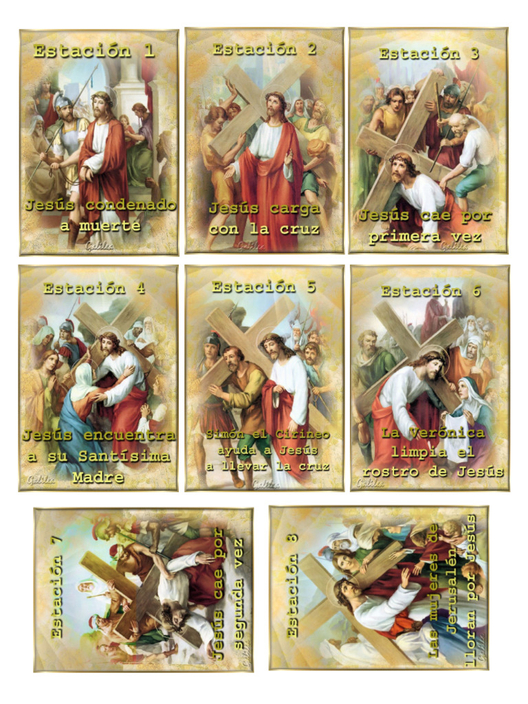 ESTACIONES DEL VIACRUCIS | PDF