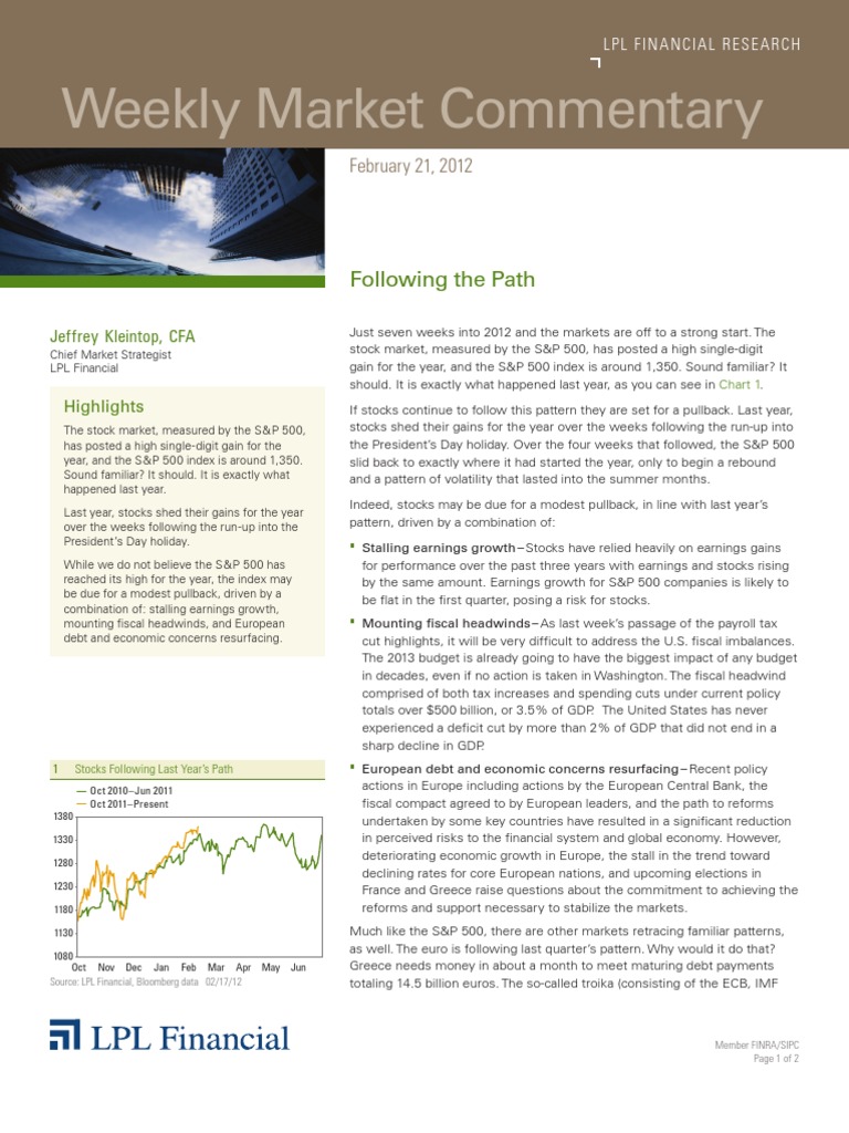 Market Trends and Pullback Insights | PDF | Index (Economics ...