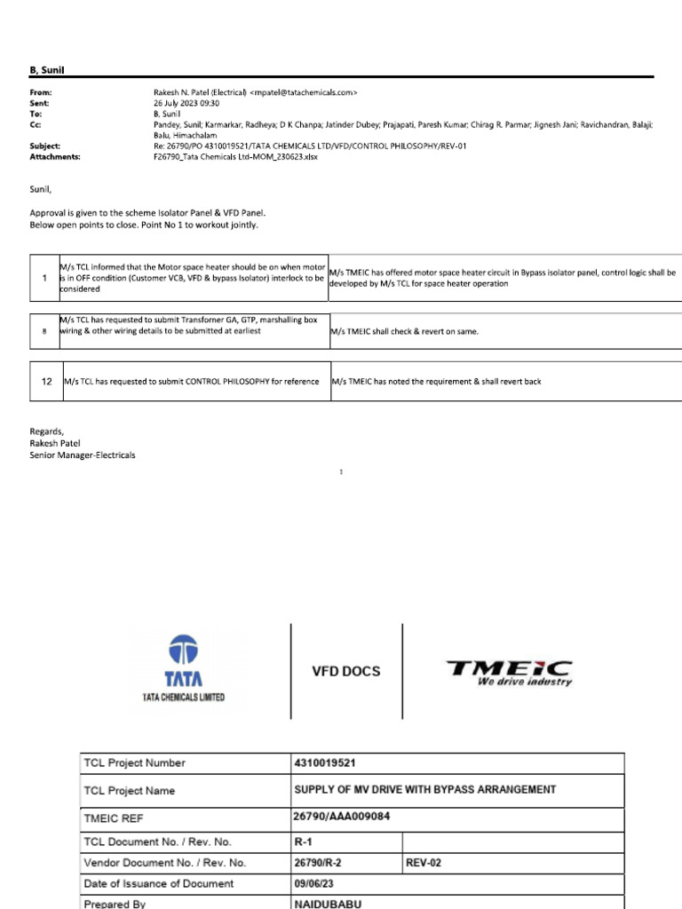 26790_TCL-Approved VFD Docs_260723-2 | PDF | Power Inverter | Electric Motor