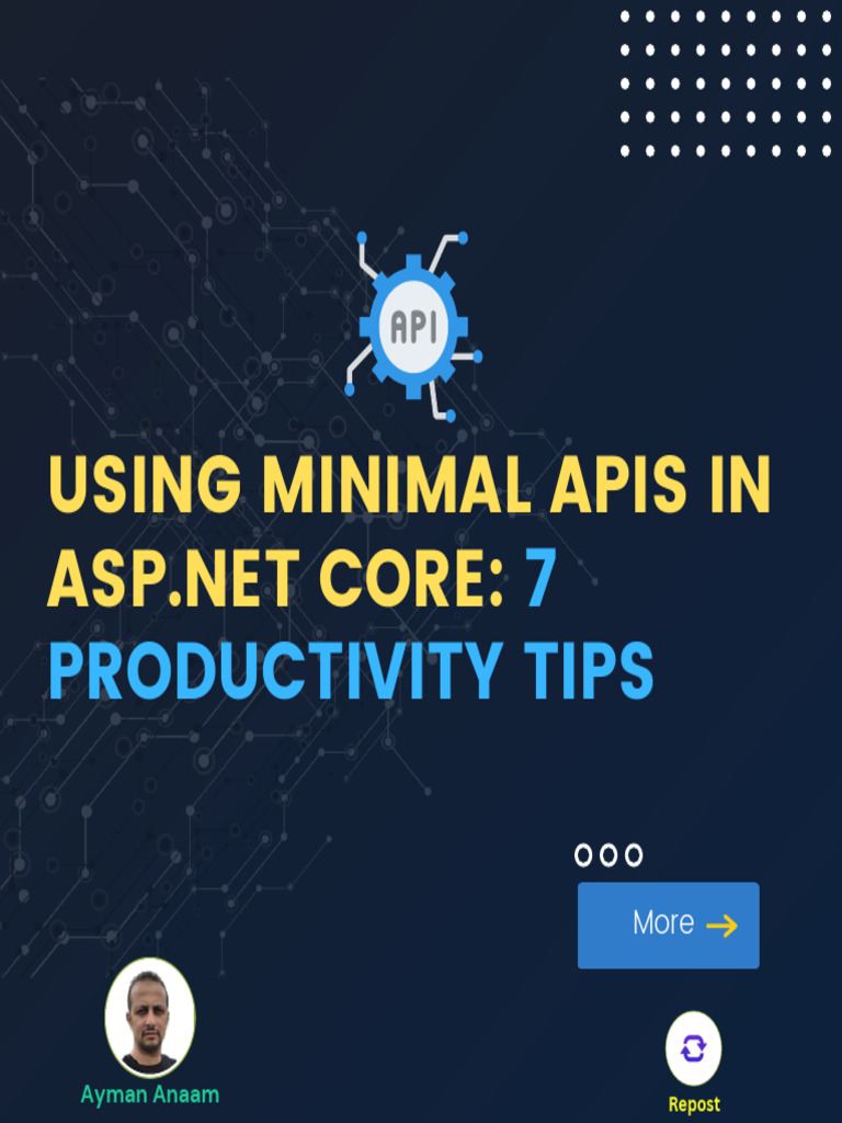 DotNet Core Minimal APIs | PDF | Namespace | Computer Programming