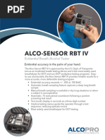 Alco-Sensor IV RBT IV Training Guide | PDF | Calibration | Electrical ...