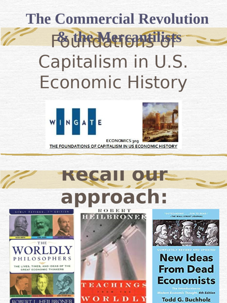 Foundations of Capitalism Commercial Revolution | PDF