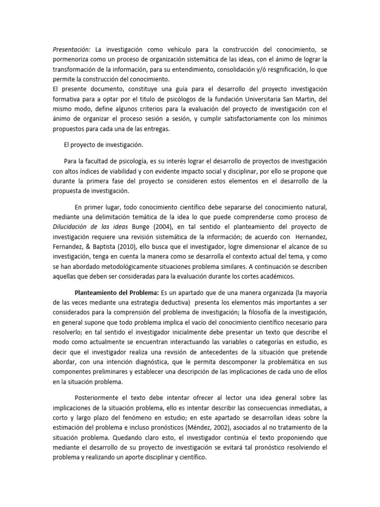 Documento Lineamiento | PDF | Conocimiento | Teoría
