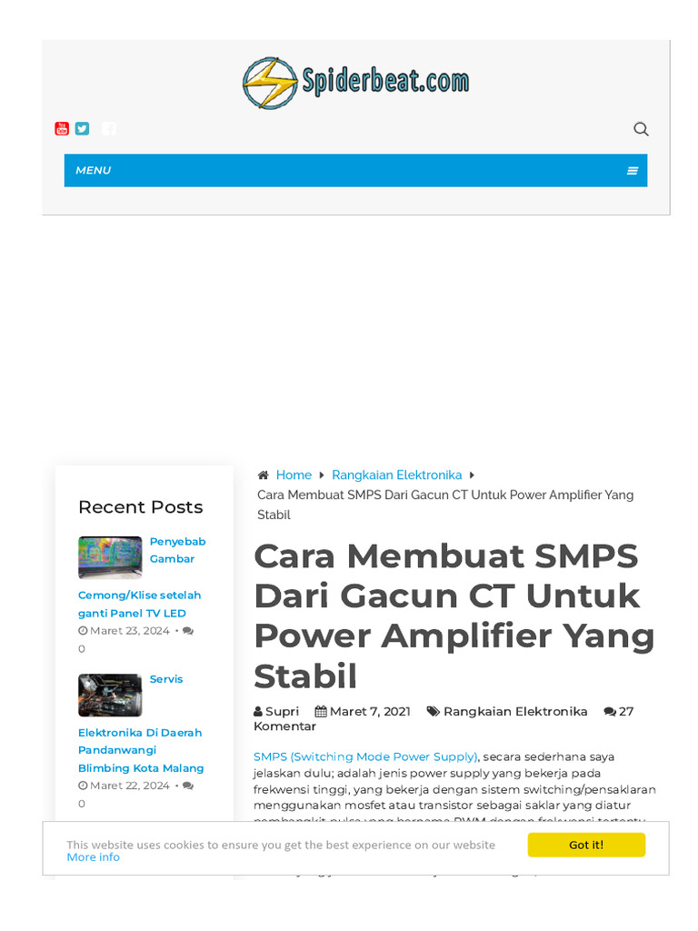 Panduan SMPS Gacun untuk Pemula | PDF